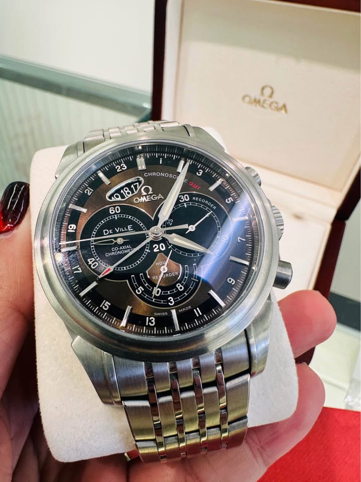 OMEGA DE VILLE CHRONOSCOPE RATTRAPANTE STAINLESS 44mm